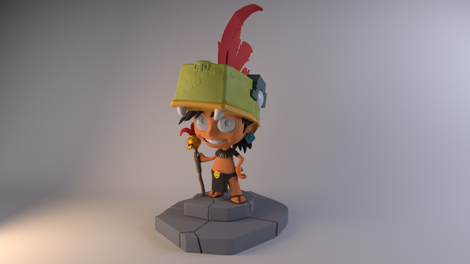 ArtStation - Aztec boy