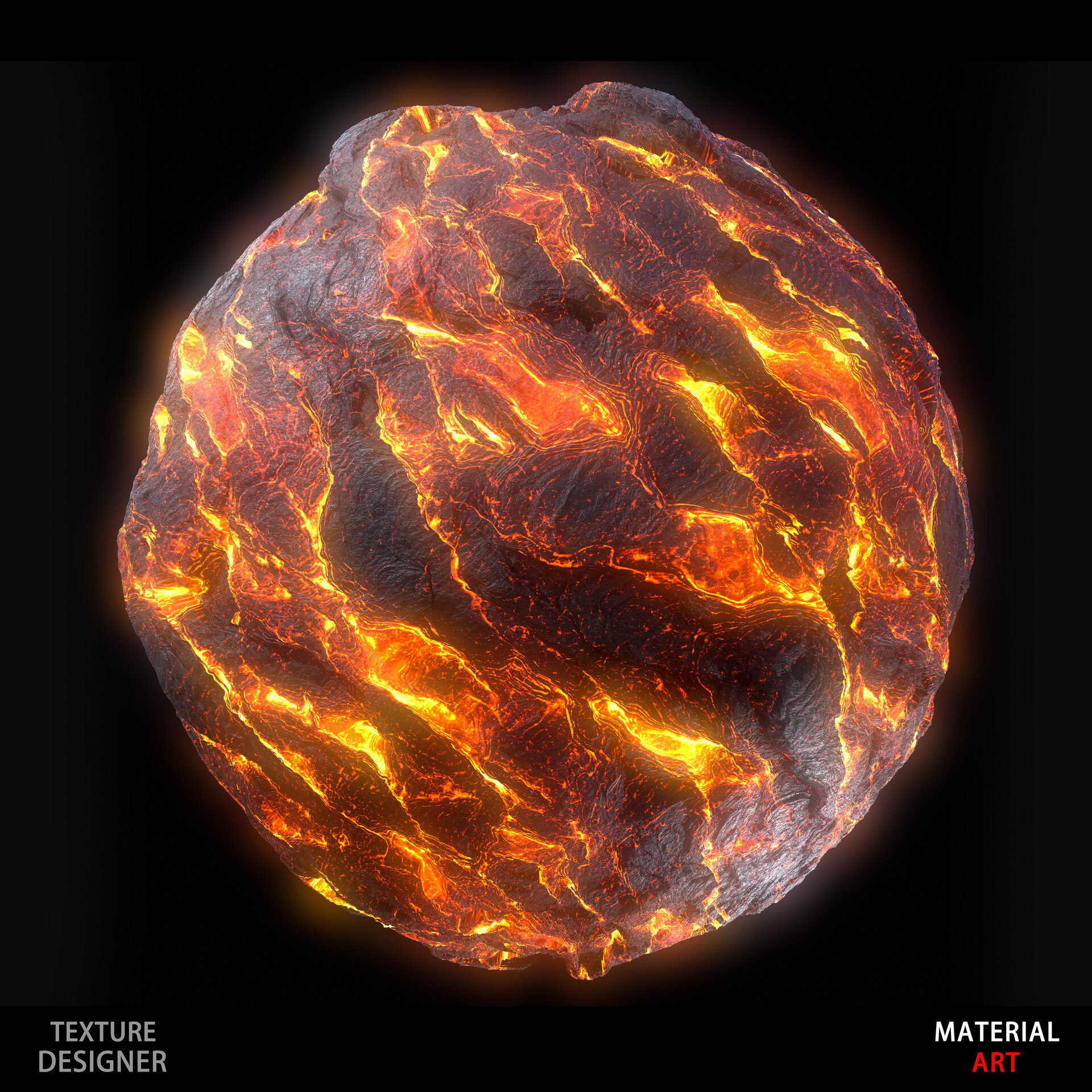 ArtStation - Lava_Material