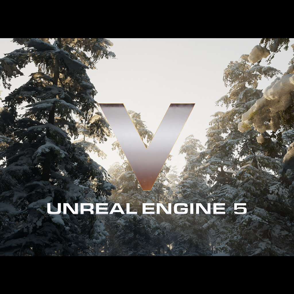 ArtStation - 【UE5】Snow on tree in winter