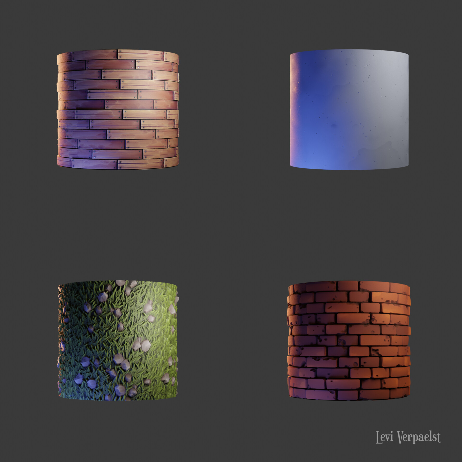 ArtStation - Stylized Textures