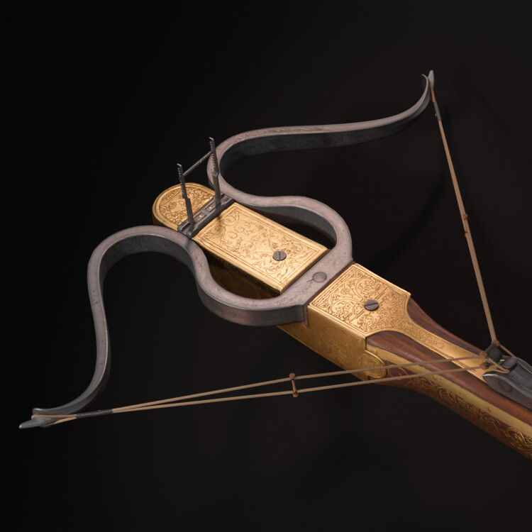 ArtStation - Ballester, a stone-shooting crossbow