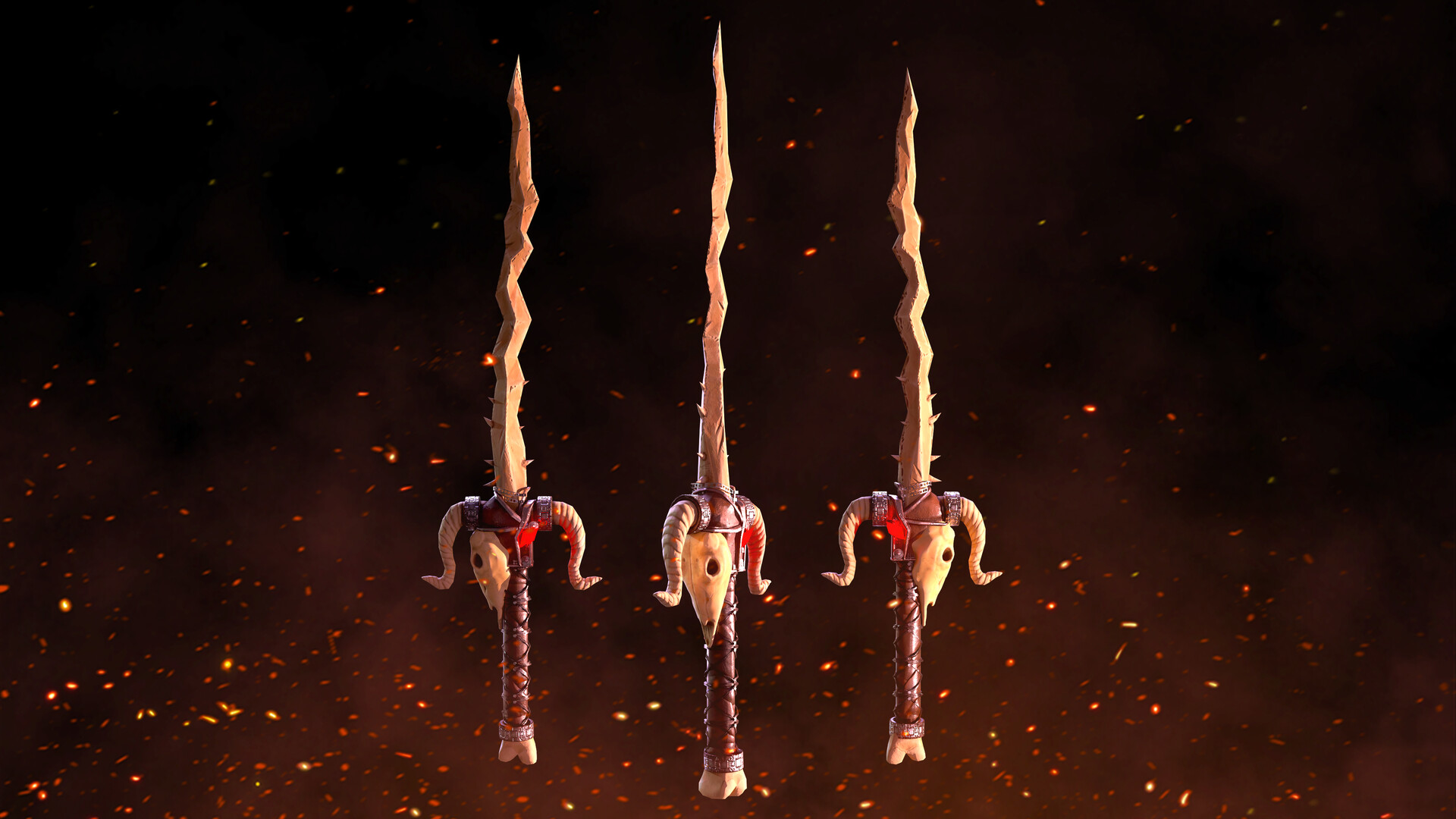 ArtStation - Stylized Bone Sword