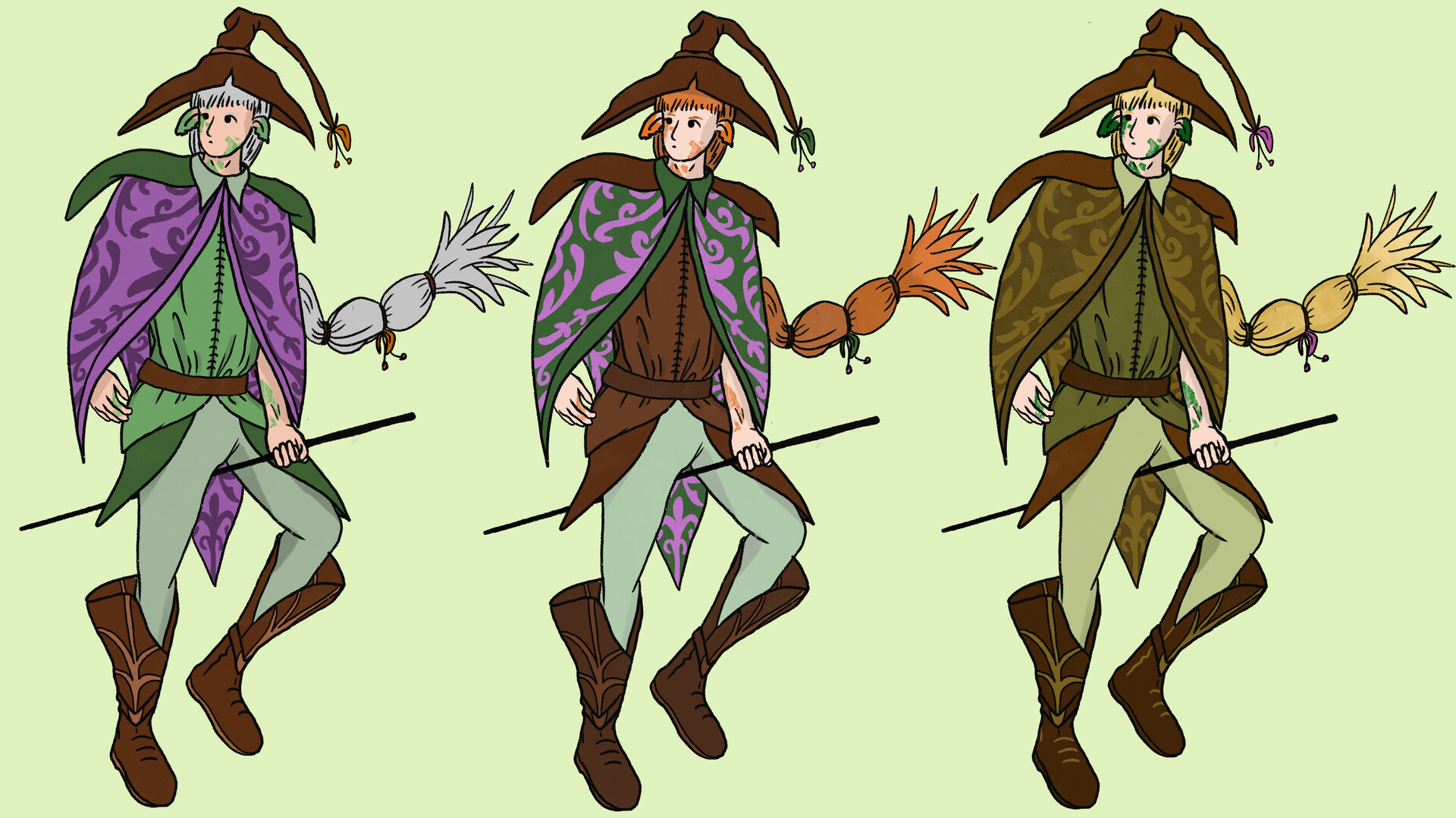 ArtStation - Dryad and Prince Character Design