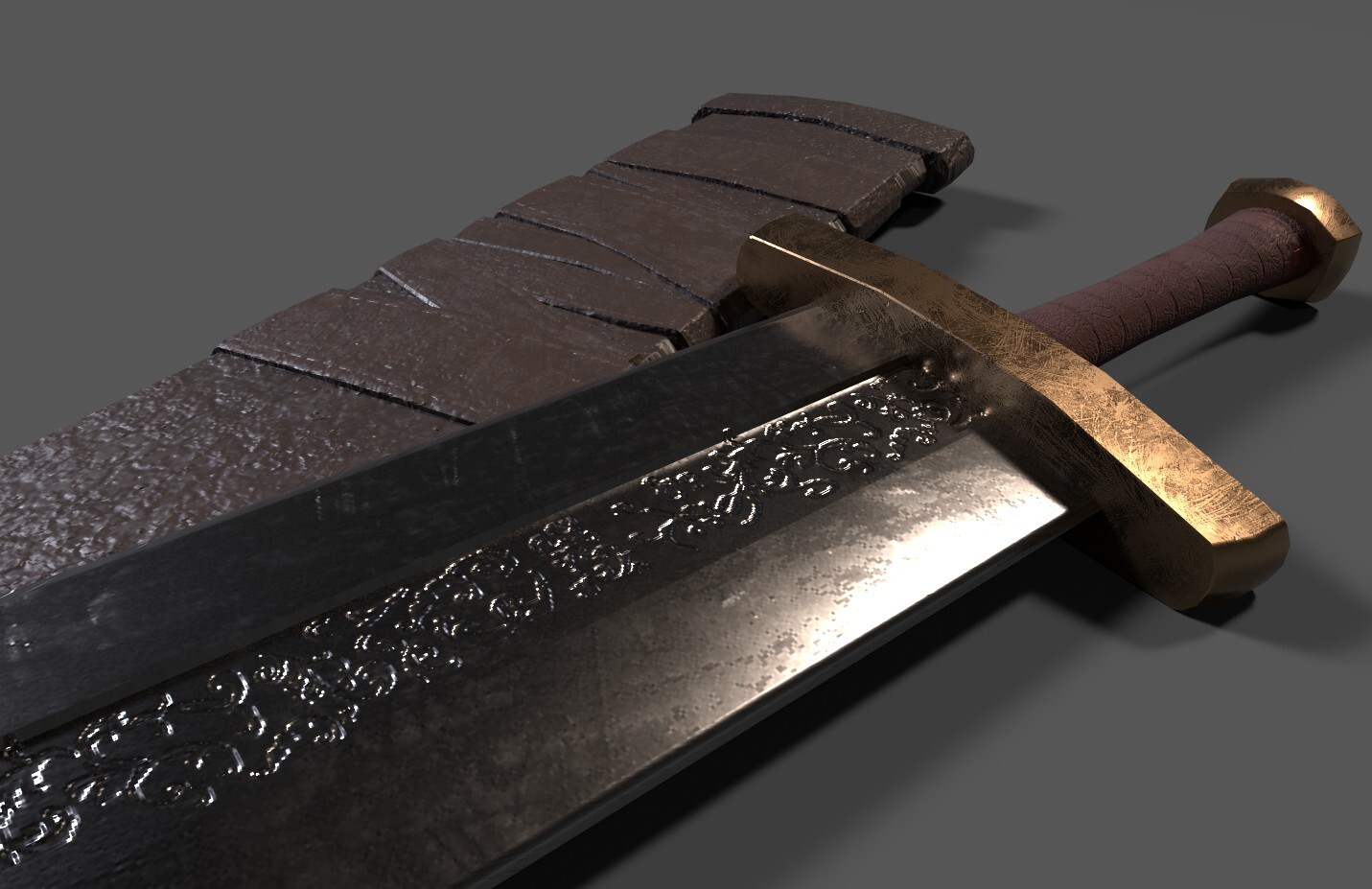 ArtStation - Sword and Sheath