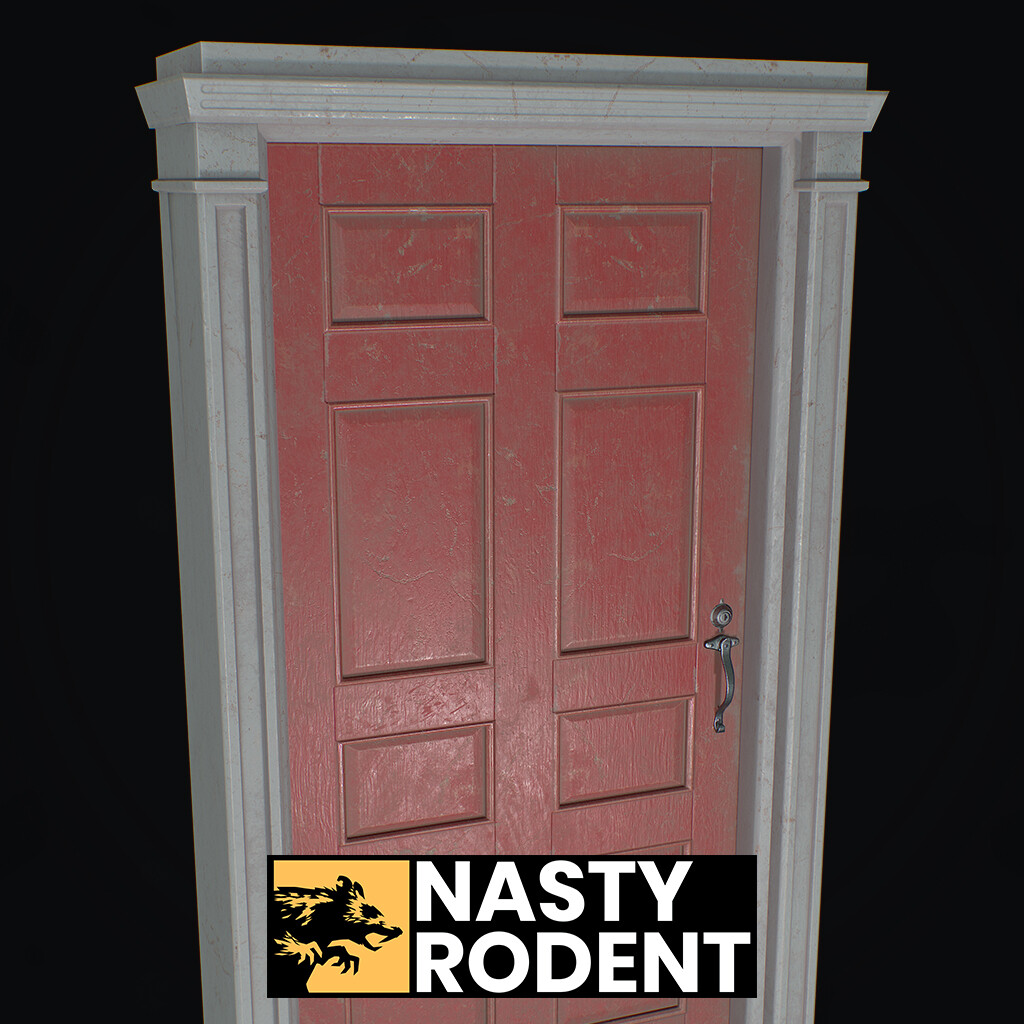 ArtStation - GAME ASSET | RED DOOR