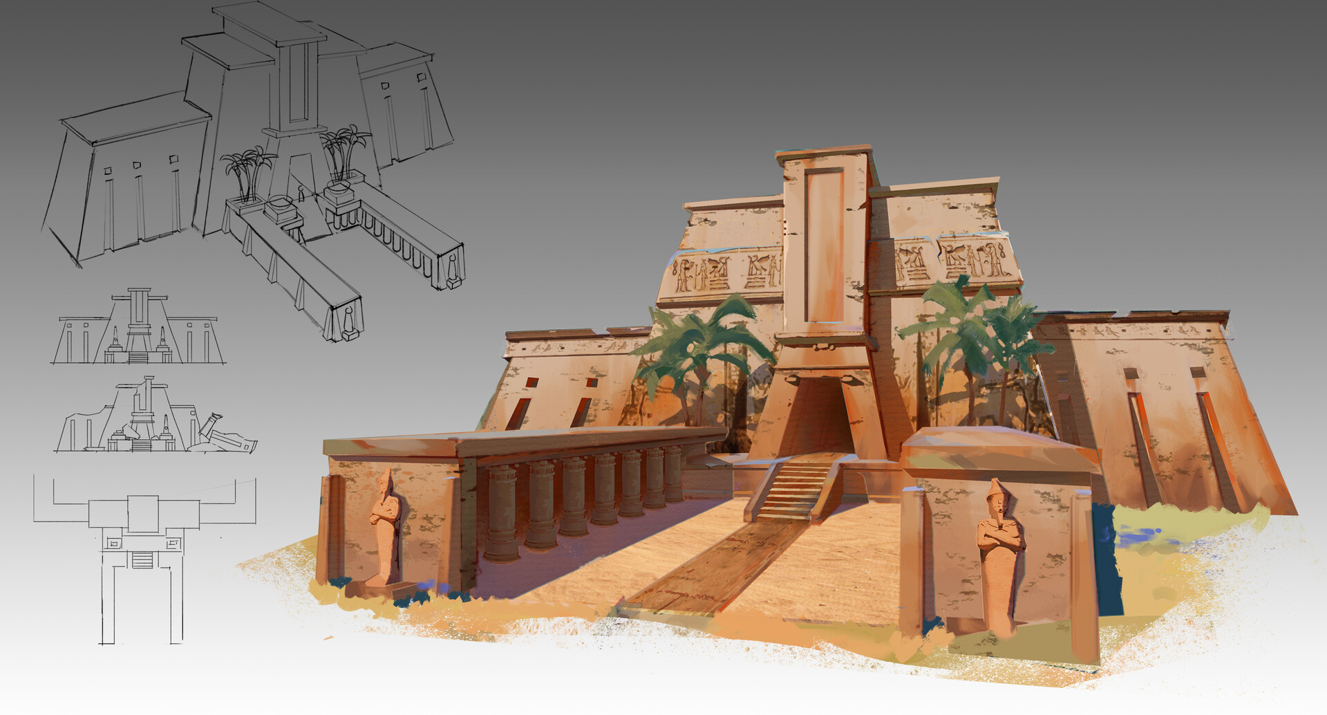 ArtStation - Field Of Reeds (Concept Art)