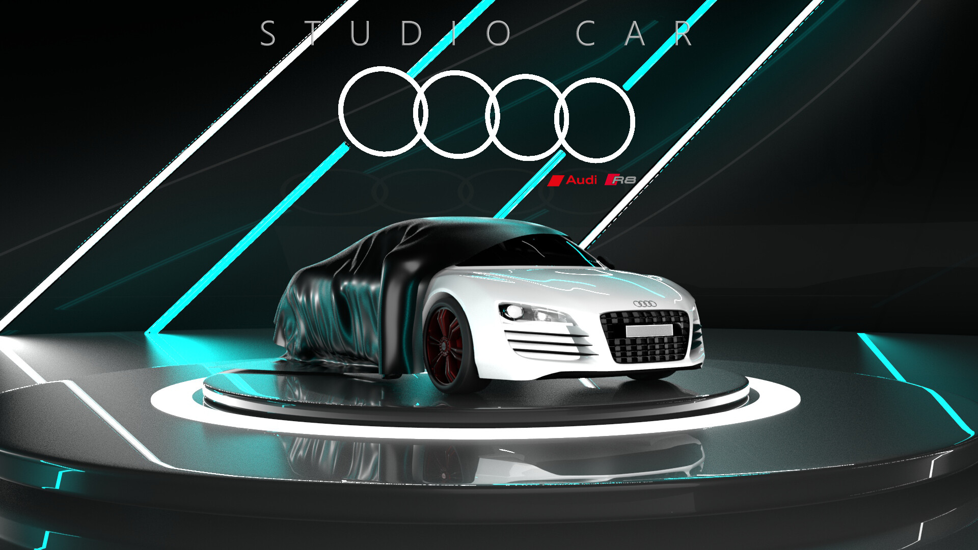 ArtStation - AUDI R8 STUDIO