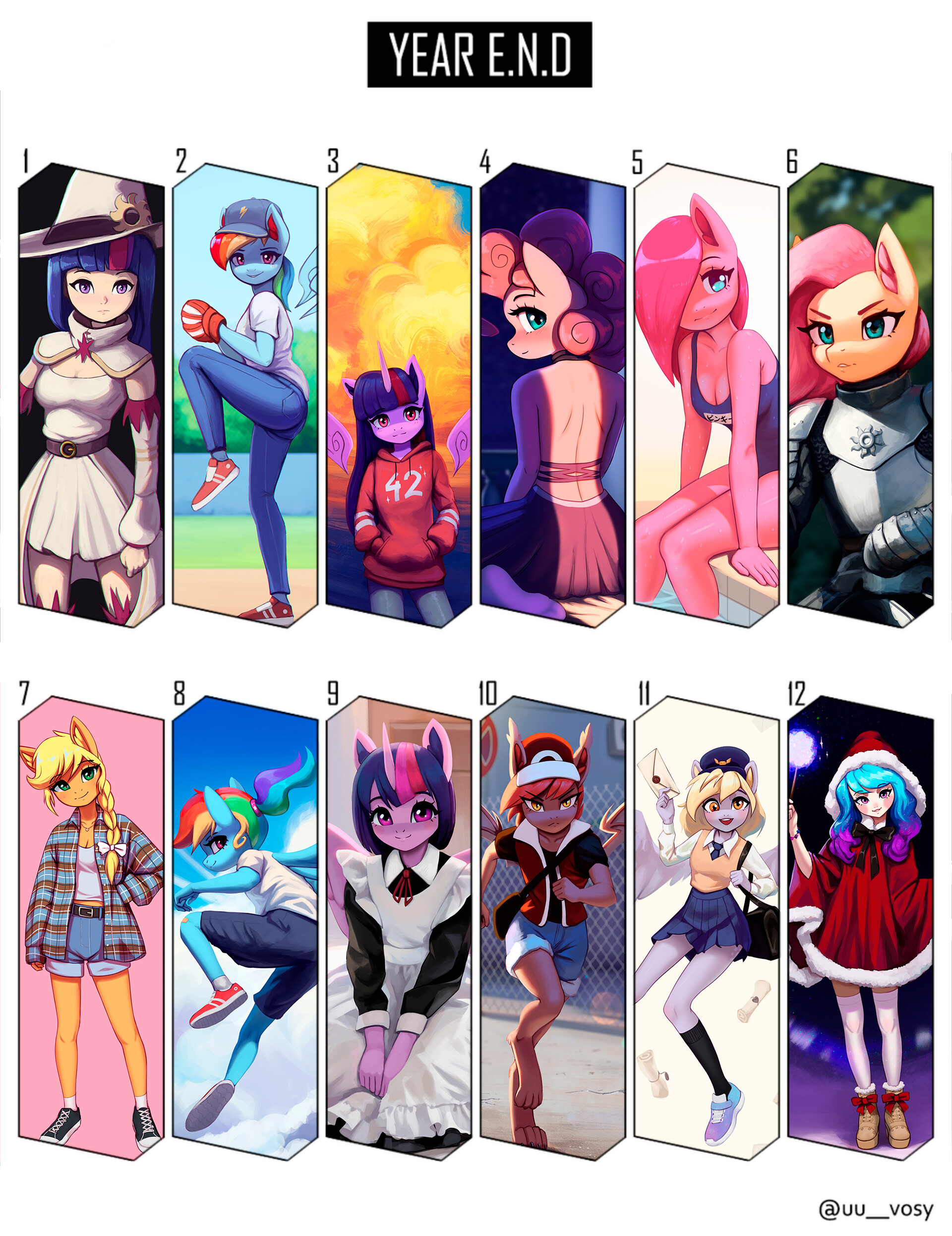 ArtStation - MLP anthro 2021 art/studies