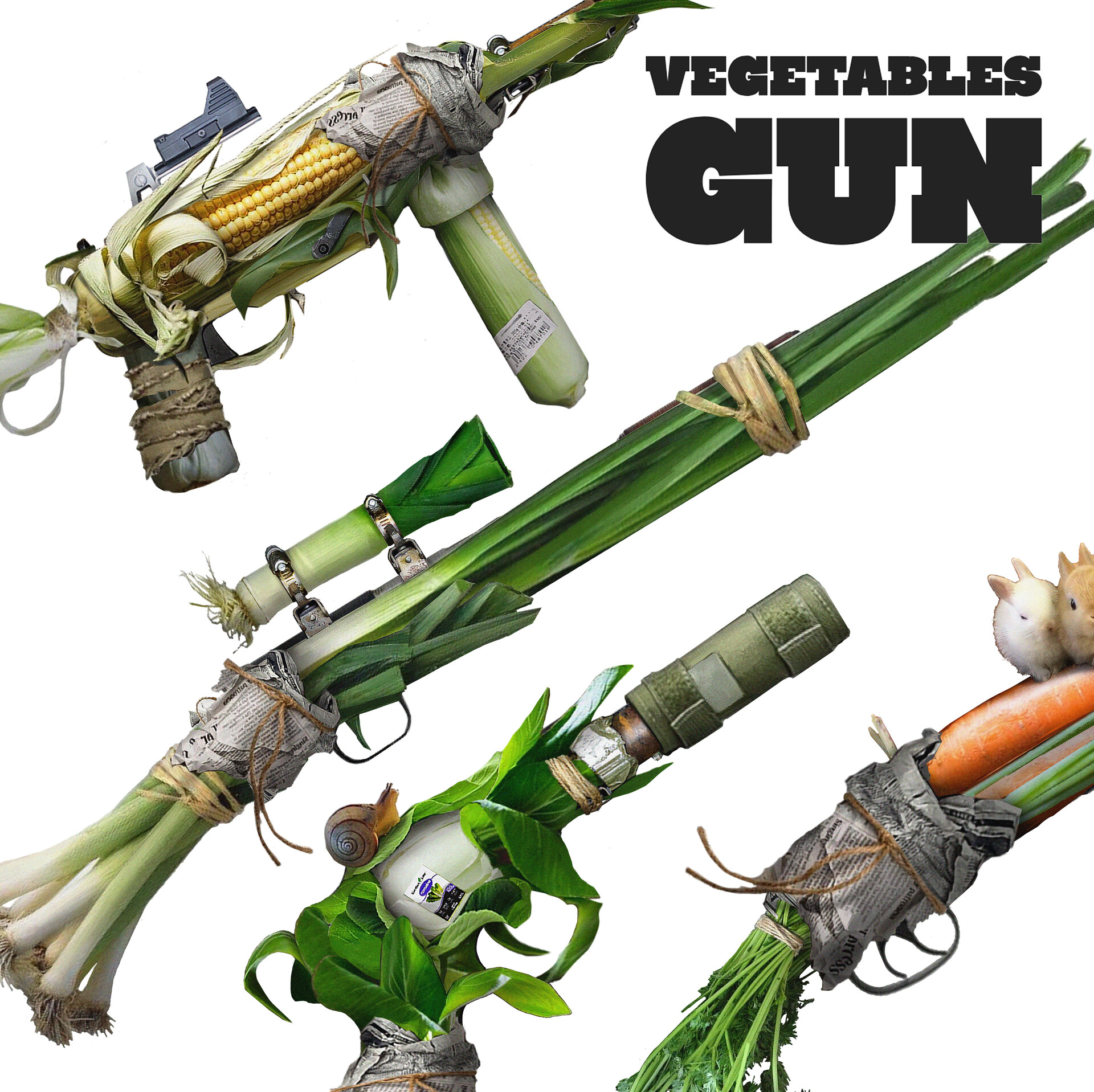 ArtStation - VEGETABLES GUN