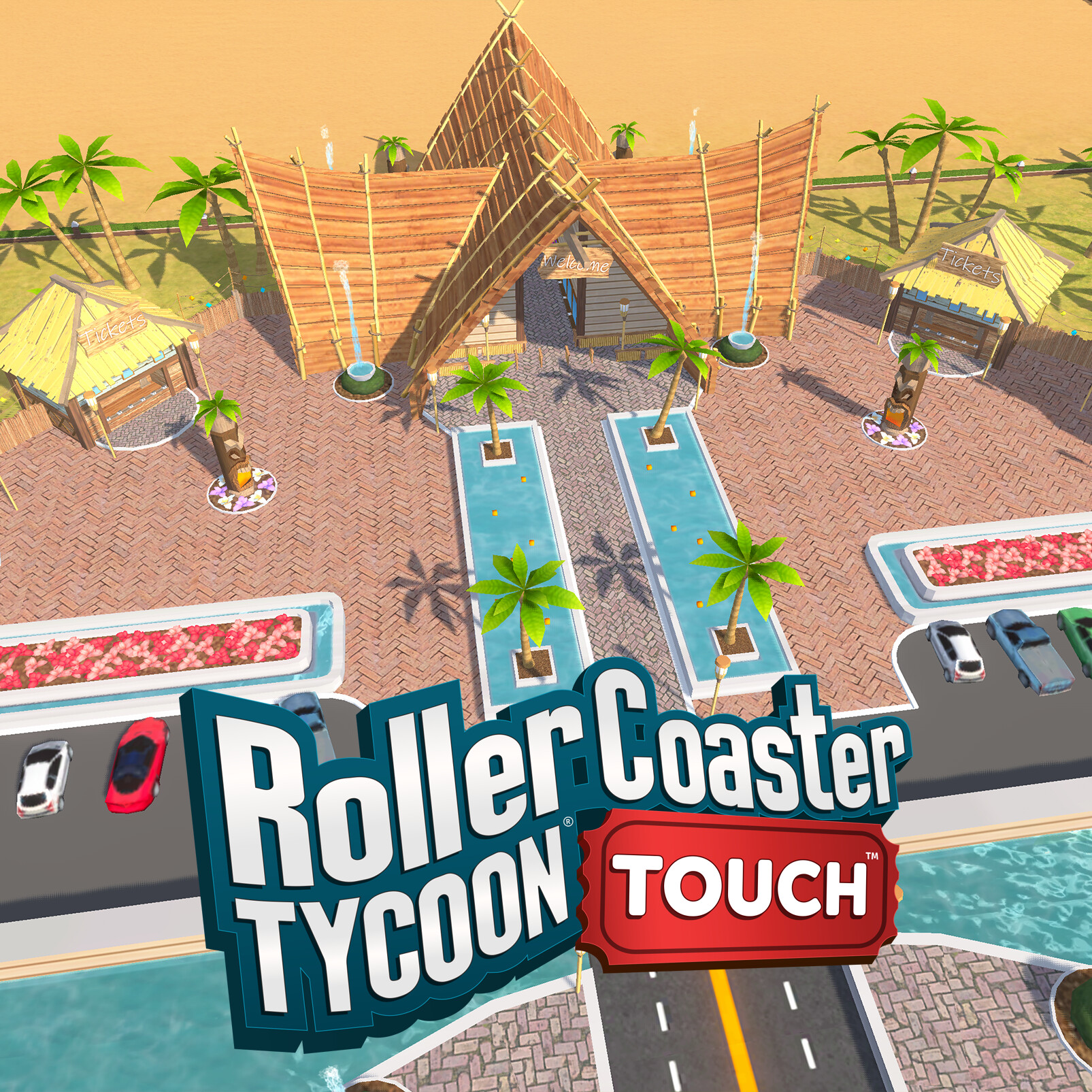 ArtStation - Roller Coaster Tycoon Touch - Waterpark map