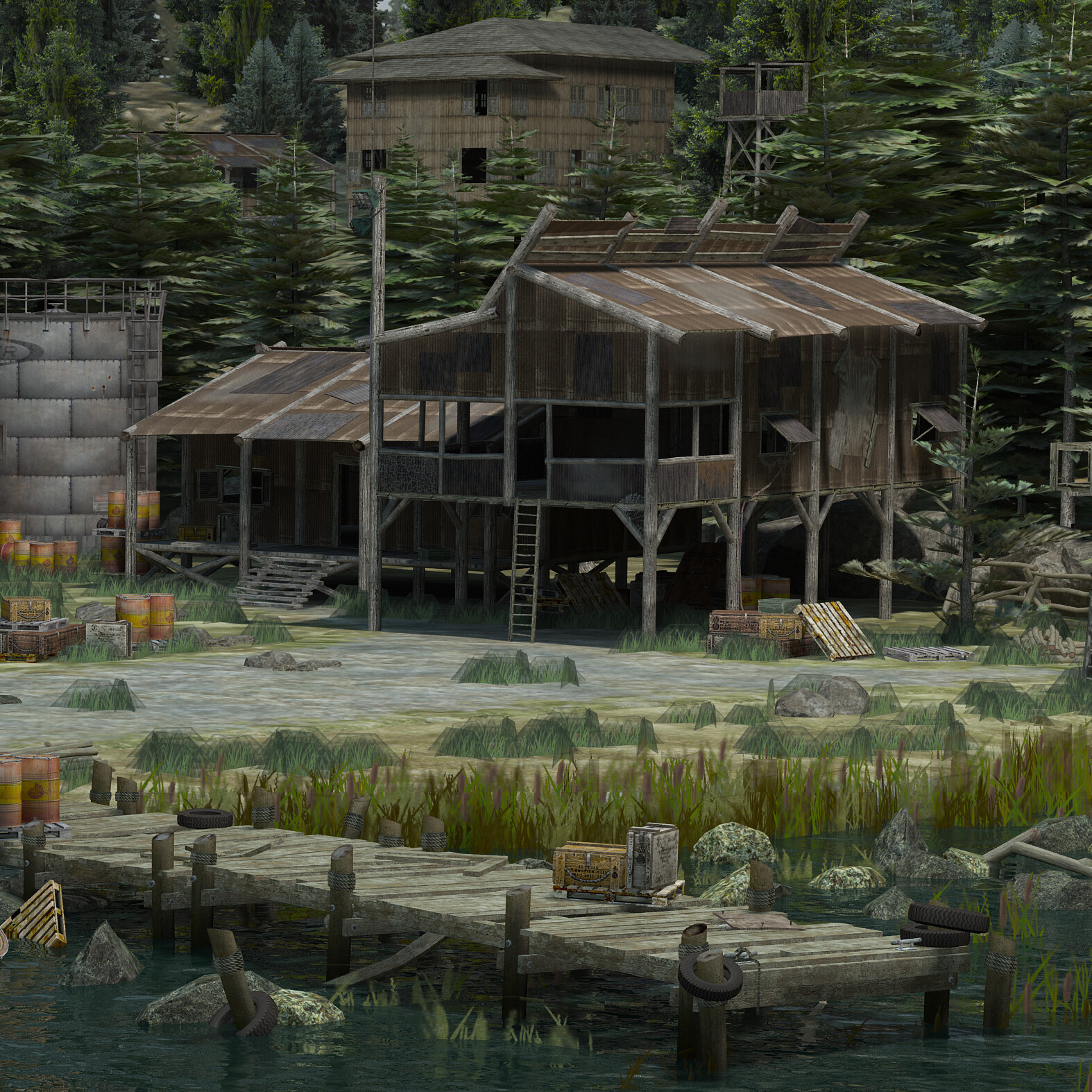 ArtStation - Mountain Outpost