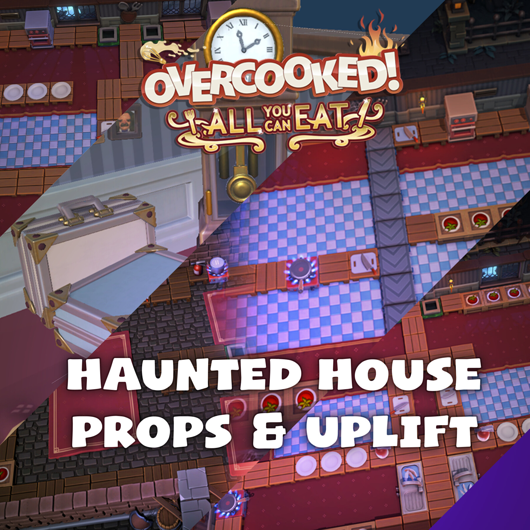 ArtStation - Haunted House Props and Level Dressing : Overcooked : All ...