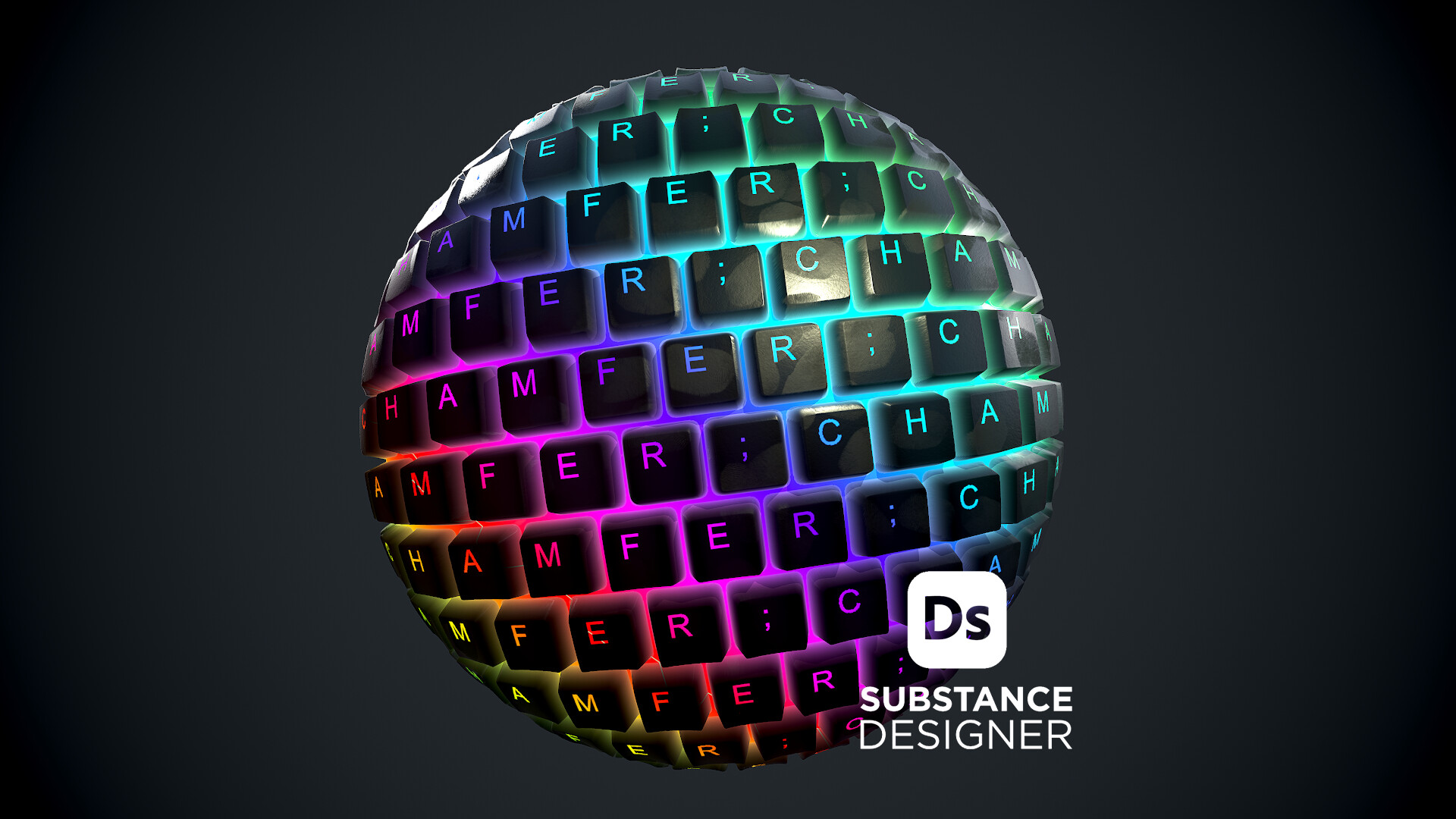 ArtStation - RGB keyboard Material