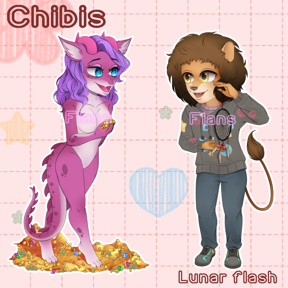ArtStation - Chibis Full Color | Lunar Flash