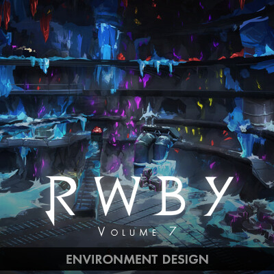 ArtStation - RWBY 7: Abandoned Schnee Dust Mine Concept Art