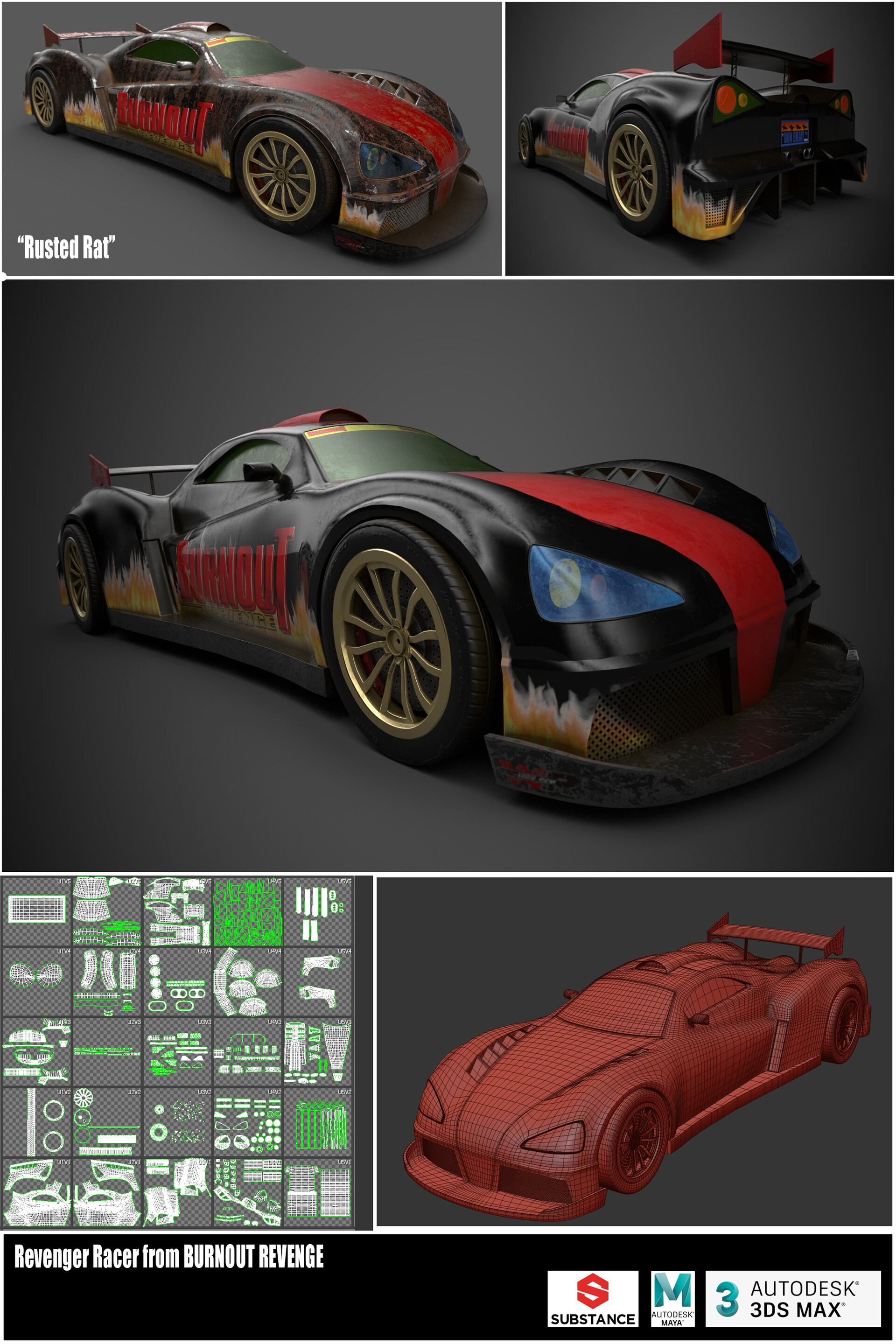 ArtStation - The Revenge Racer: Fan Art