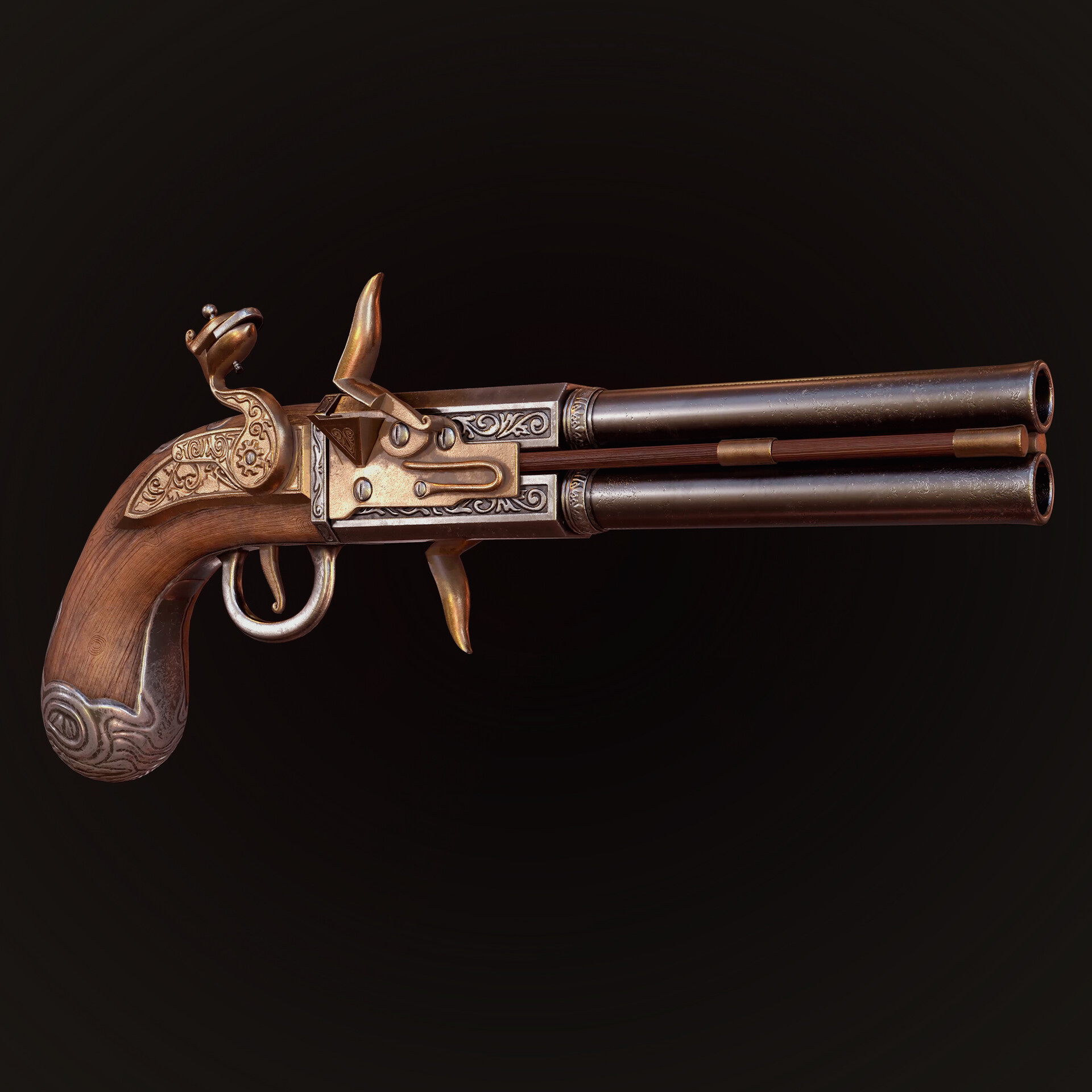 ArtStation - Flintlock Pistol