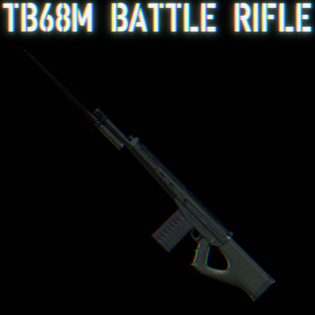 ArtStation - TB-68M Battle Rifle