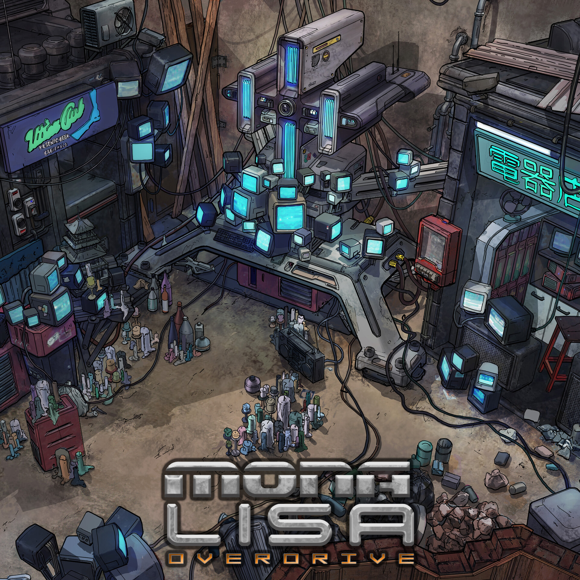 ArtStation - Mona Lisa Overdrive – Oracle Alley / Production Design