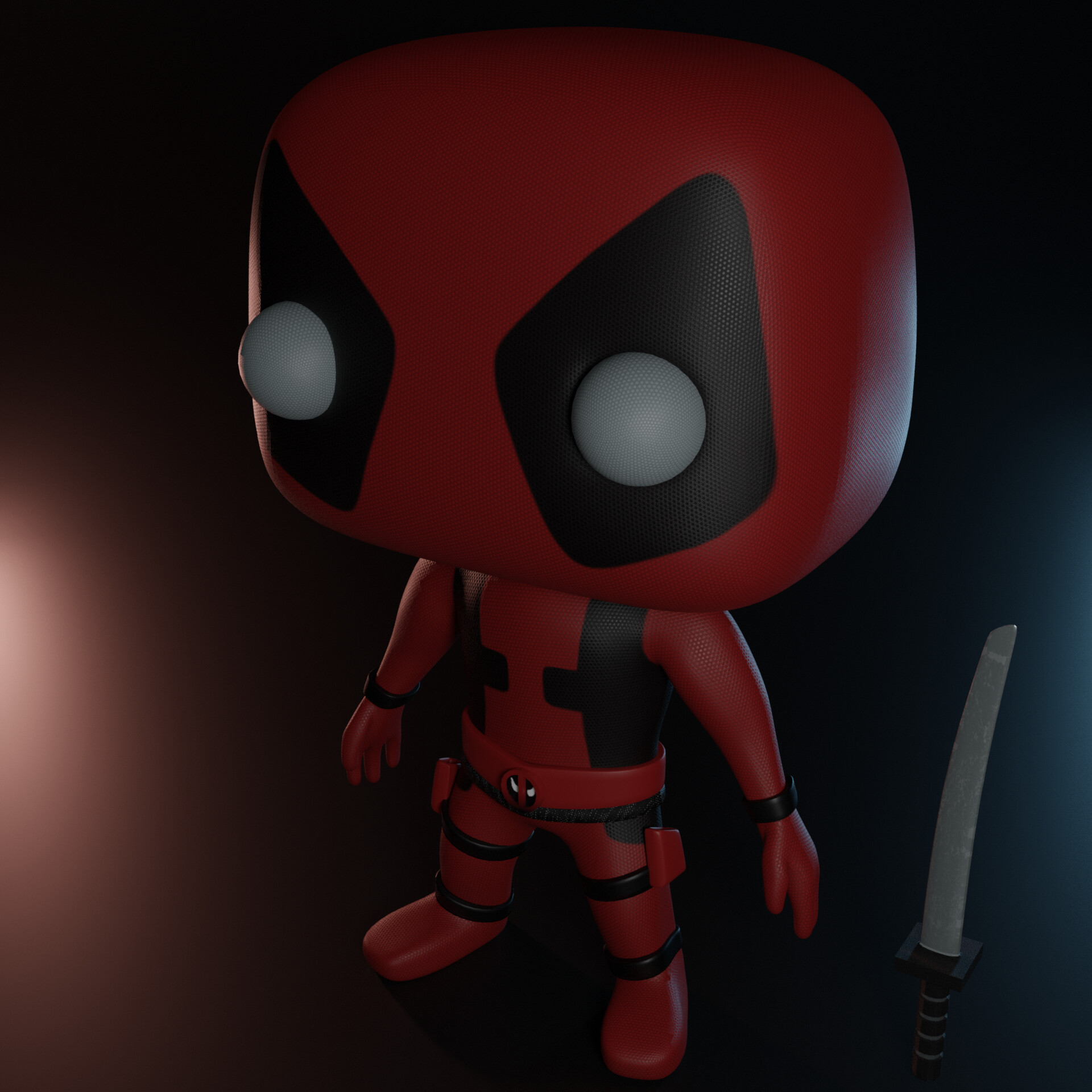 ArtStation - Deadpool Funko Pop (Grant Abbit´s tutorial)