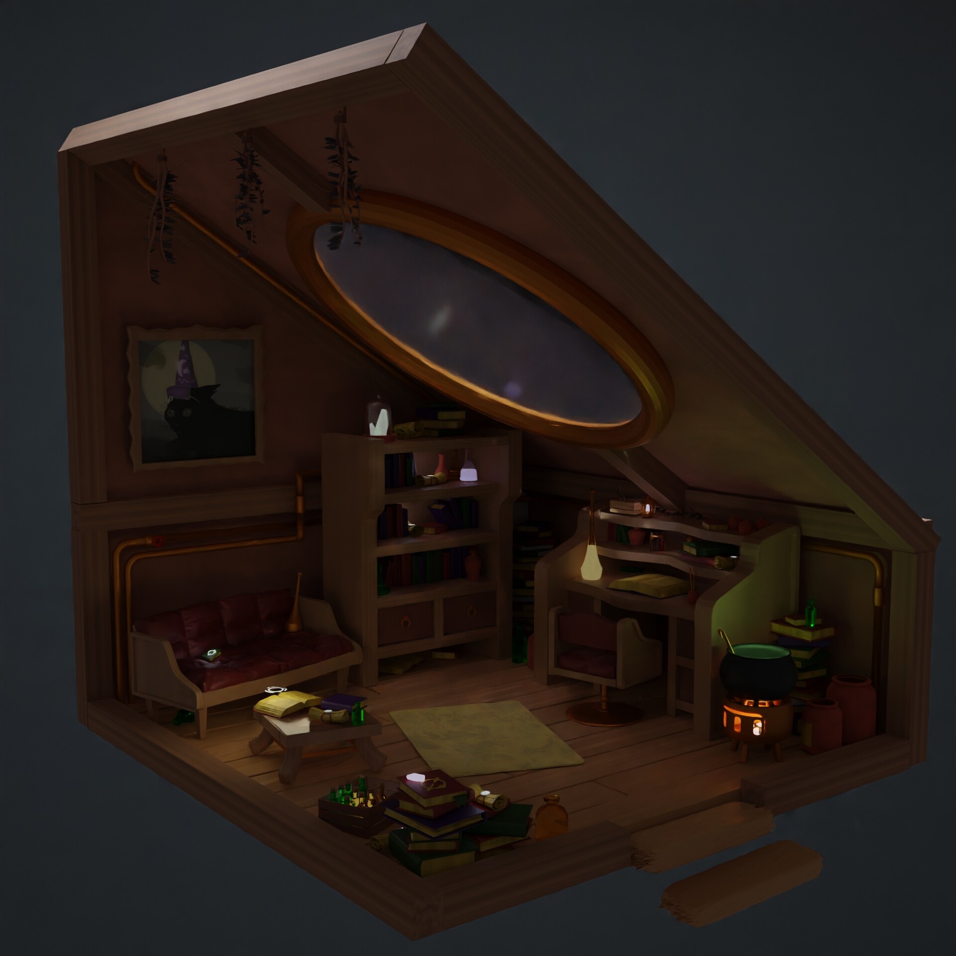 ArtStation - The potions master's laboratory