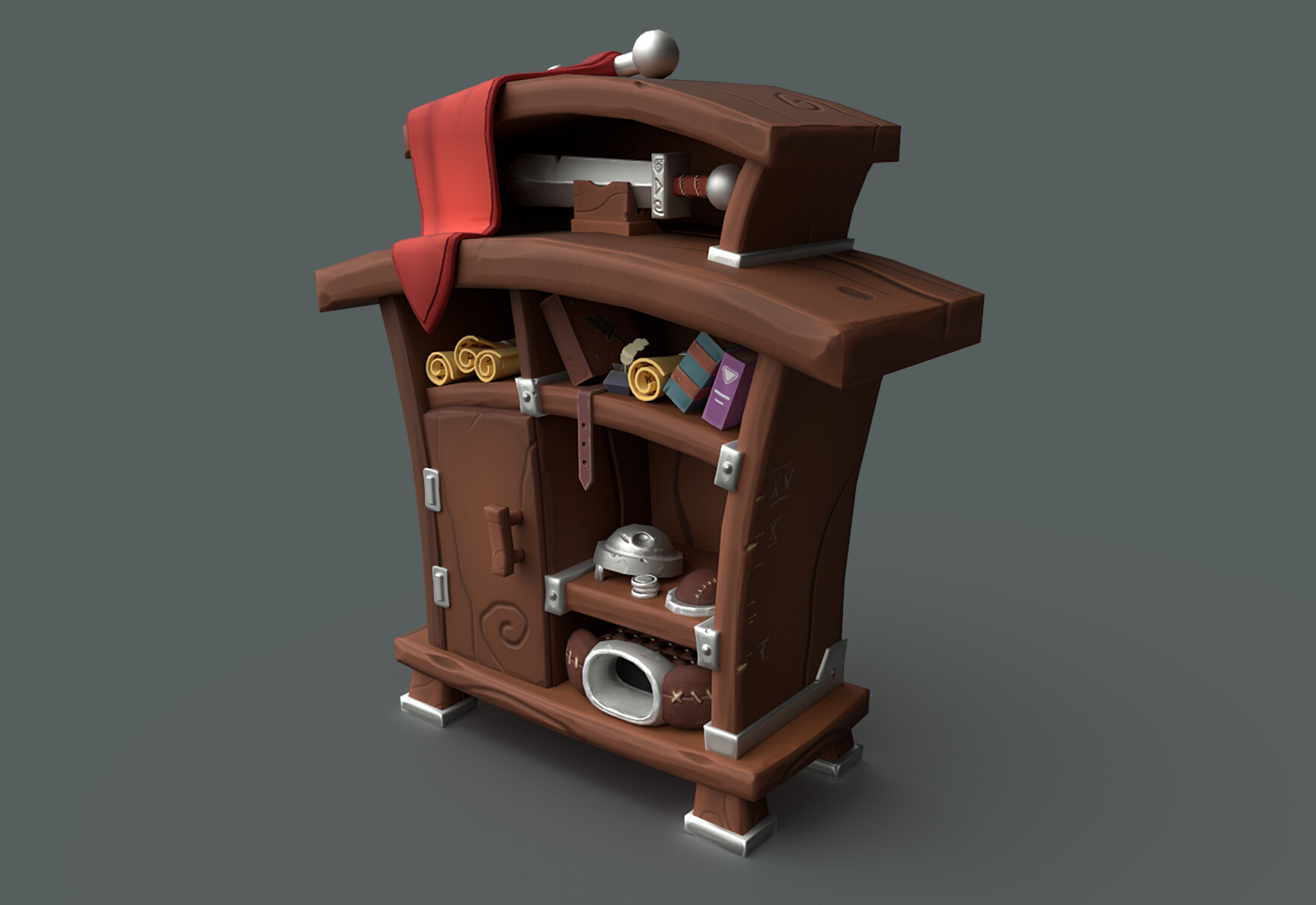 ArtStation - Armor cabinet