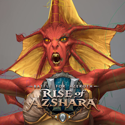 ArtStation - World of Warcraft: Battle for Azeroth - Naga Centaur Rig