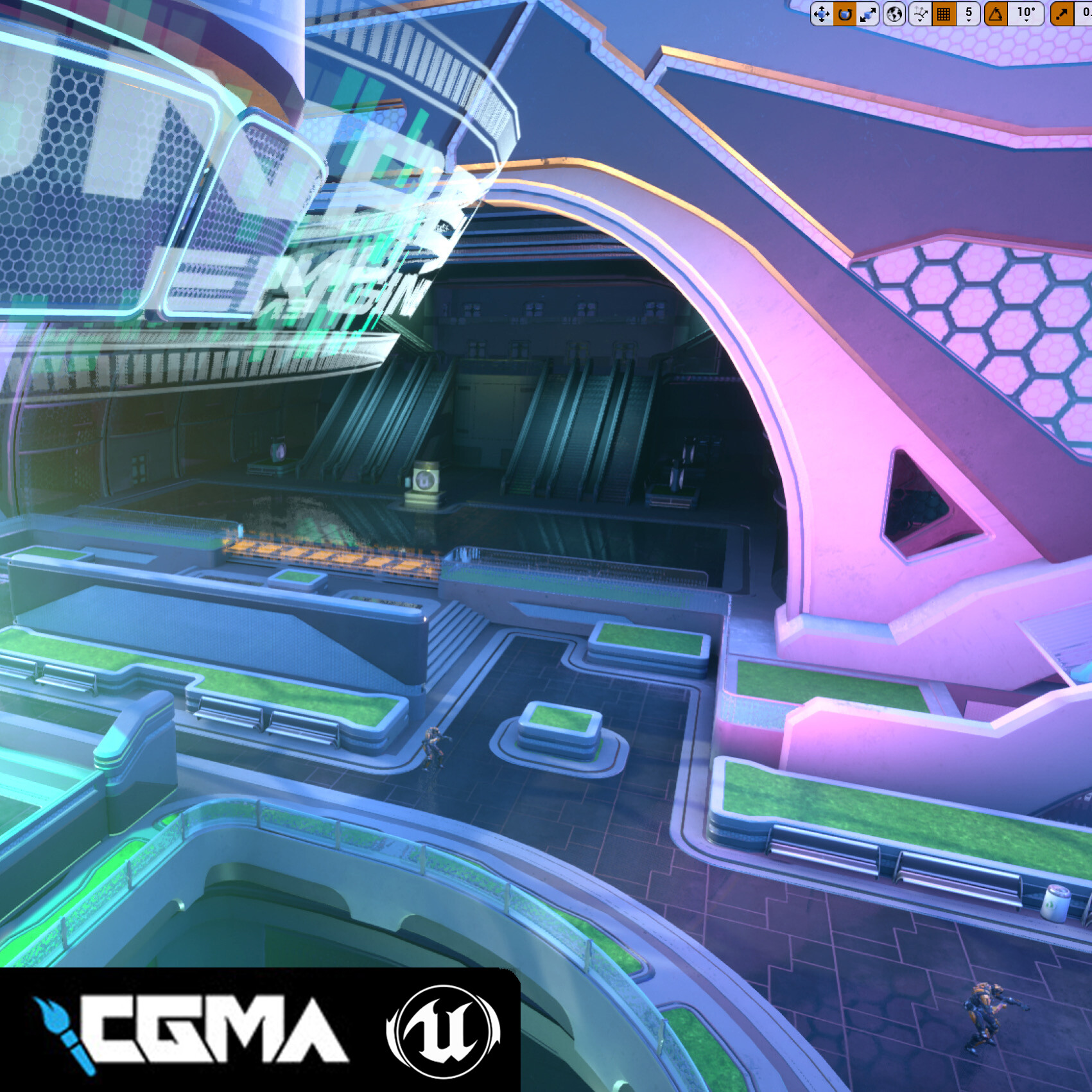 ArtStation - Unreal Arena Relight