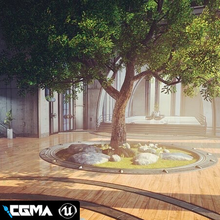 ArtStation - Tree Atrium Relight