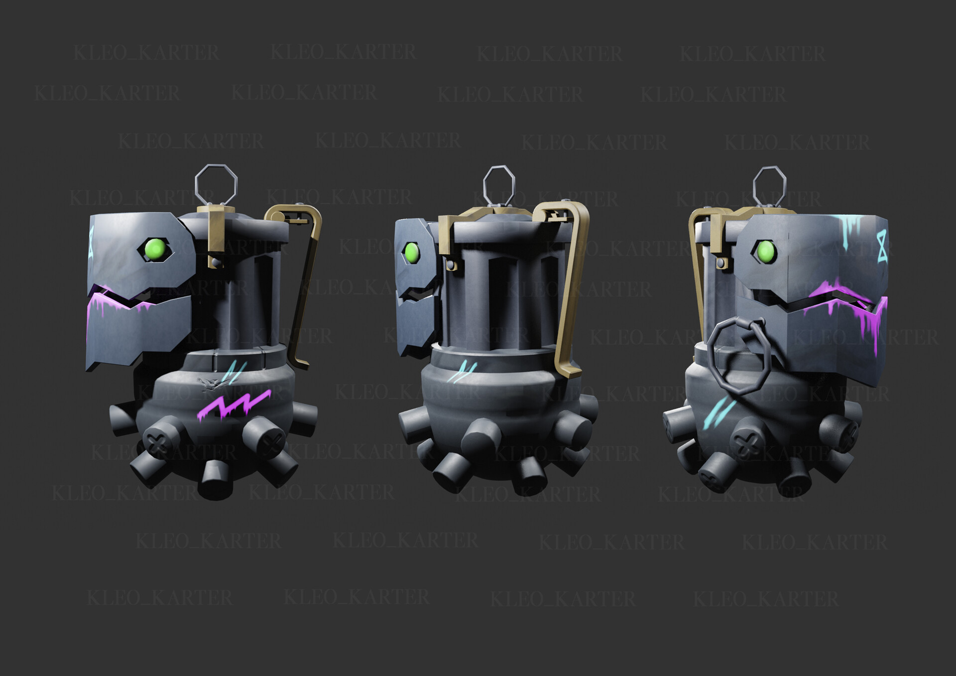 ArtStation - Jinx grenade