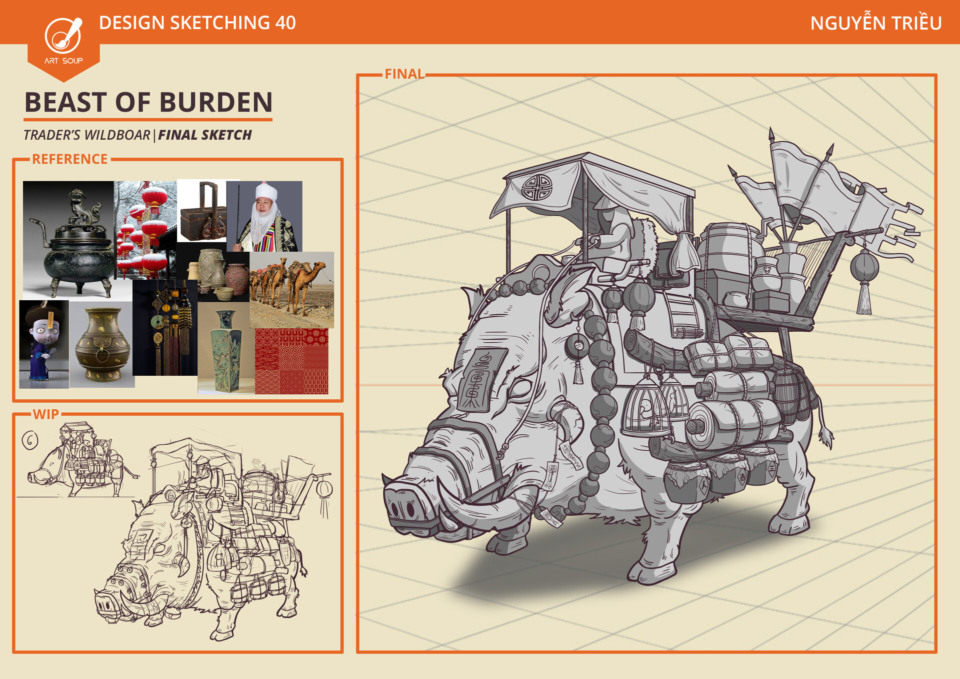 ArtStation - Ancient Boar - The Chinese Beast!