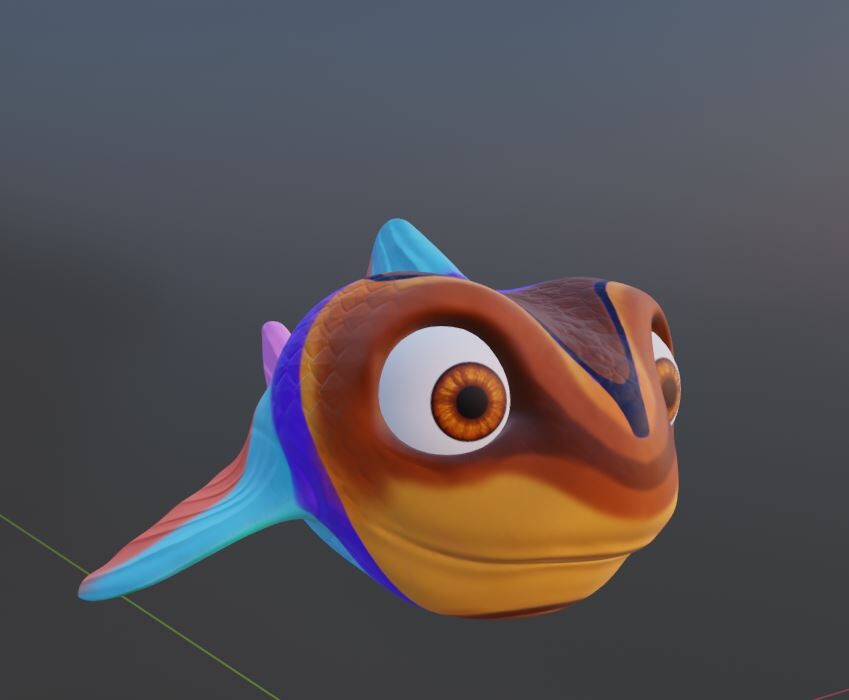 ArtStation - Made a Fish with a blender tutorial