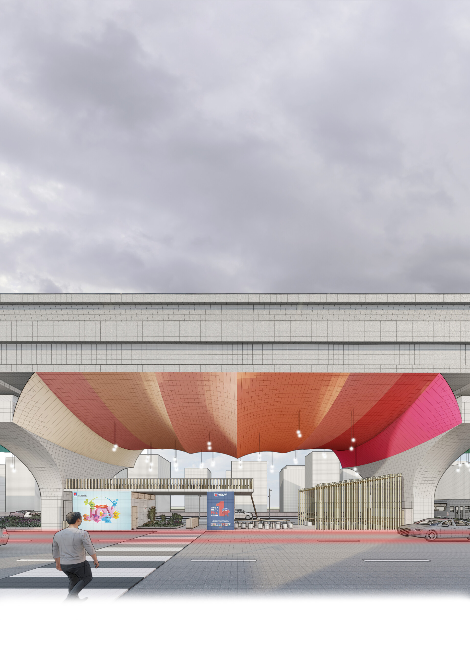 ArtStation - Transforming Urban Negative Spaces to Lost Public Spaces