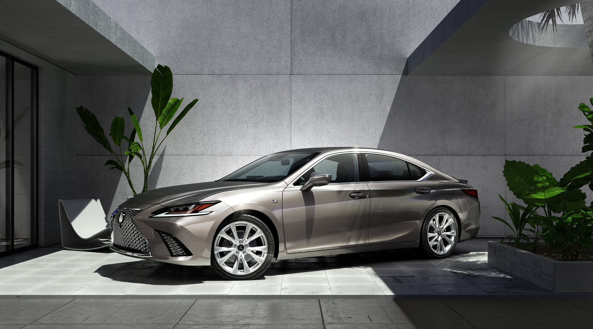 ArtStation - Lexus ES F sport 2019 /// 3D render