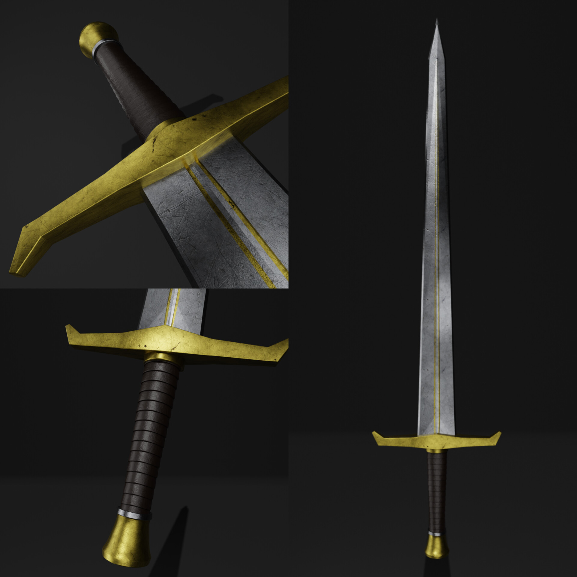ArtStation - Legendary Excalibur Sword 3D Model