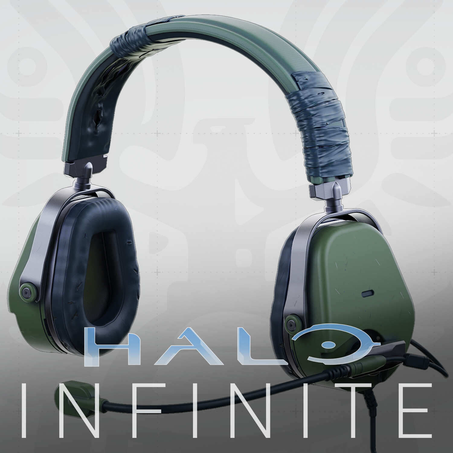 ArtStation - Halo Infinite HeadPhones HiPoly