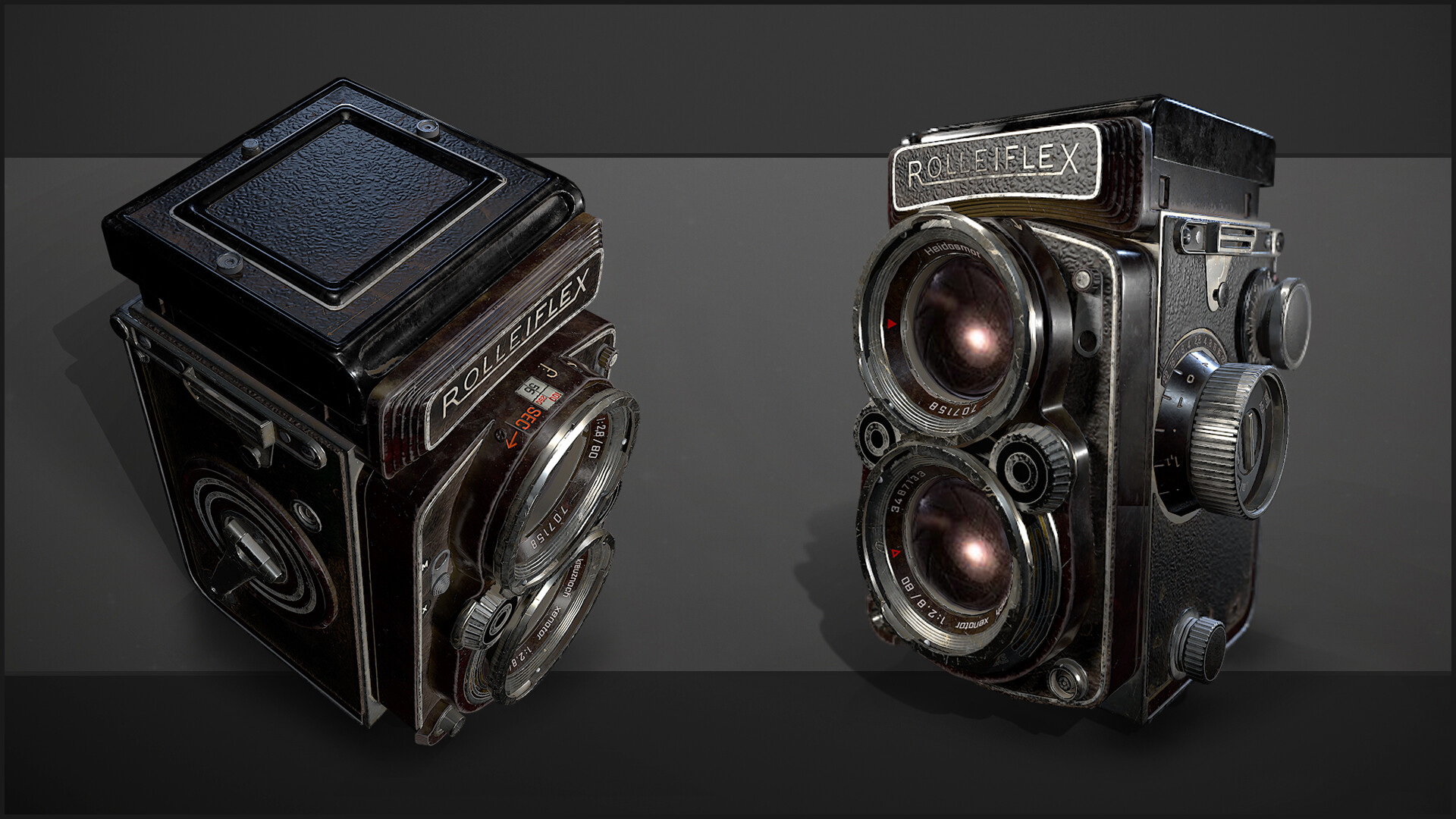 ArtStation - Rolleiflex camera