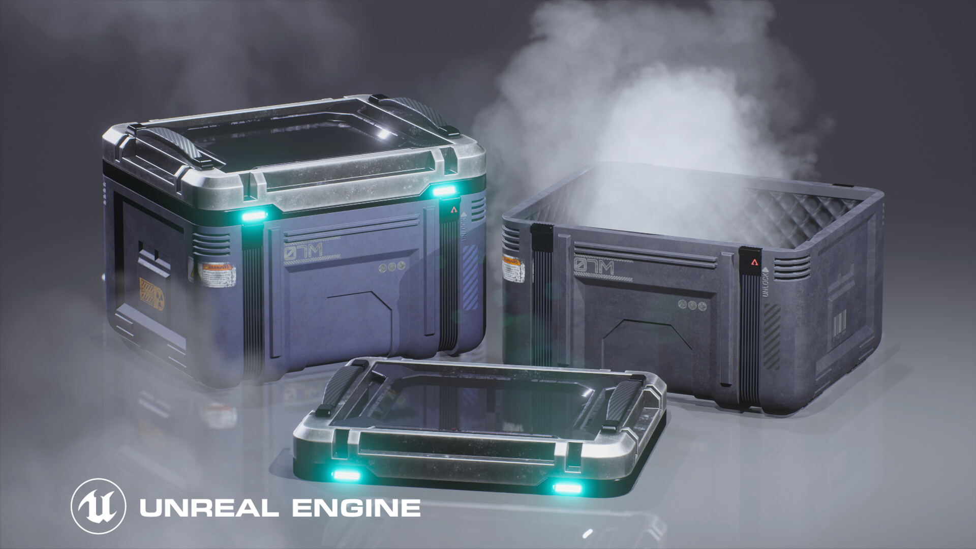 ArtStation - Sci-Fi Crate (Rendered in Unreal Engine 5)