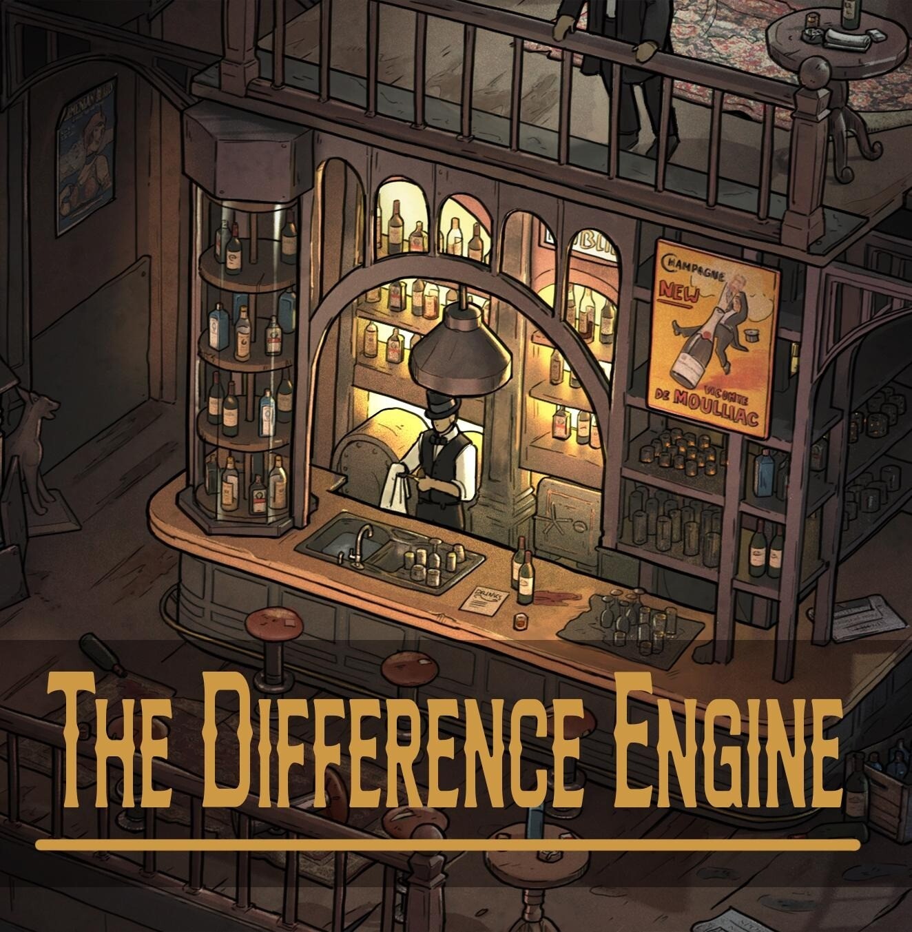 ArtStation - Dogfighting Bar - The Difference Engine