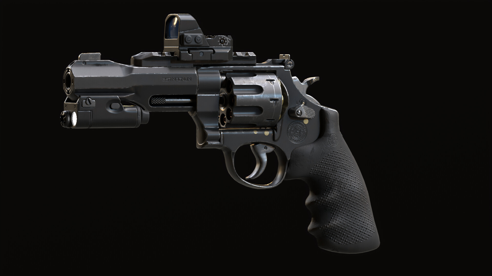 ArtStation - .357 MAGNUM Revolver