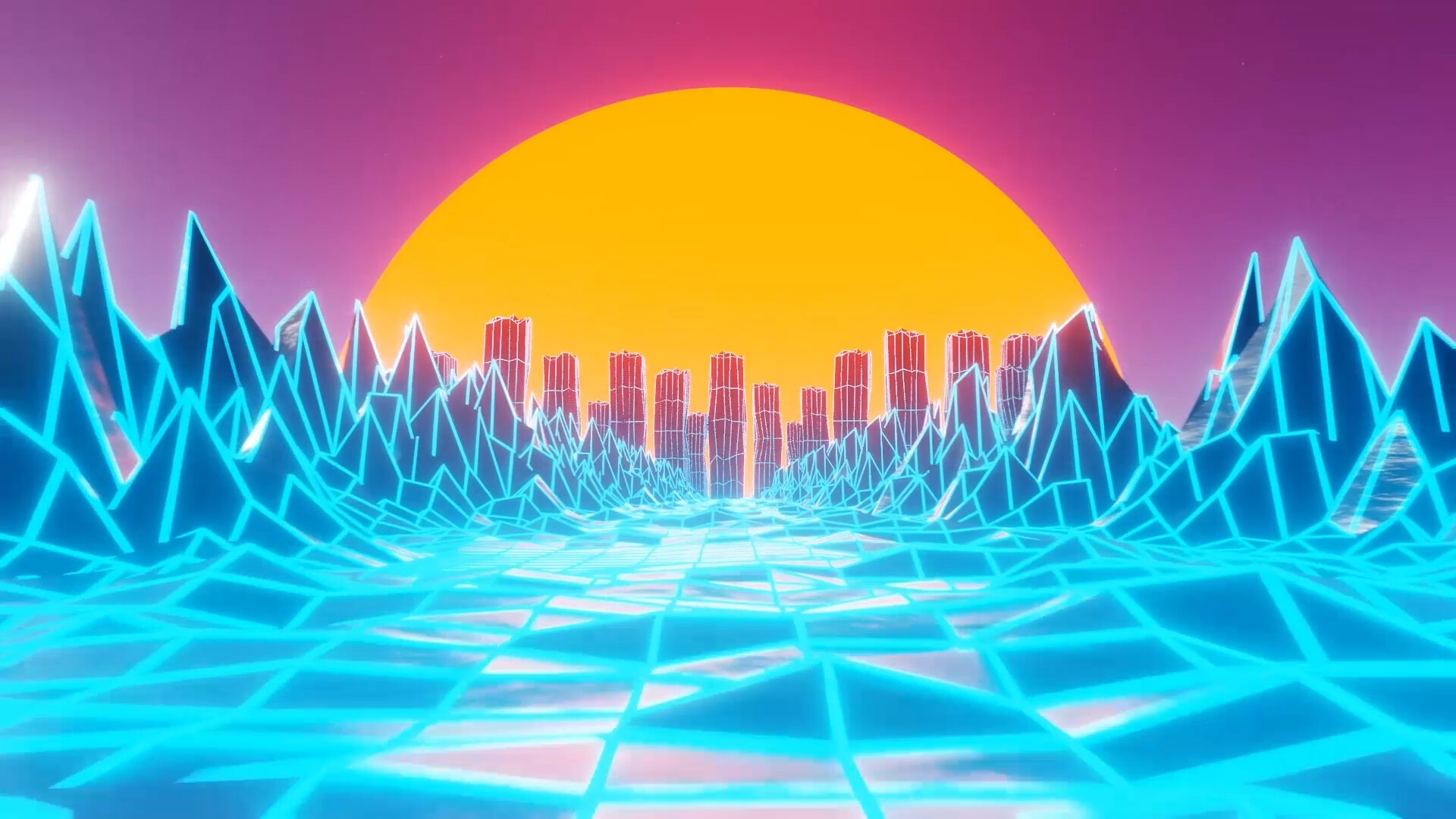 ArtStation - Synthwave Animation