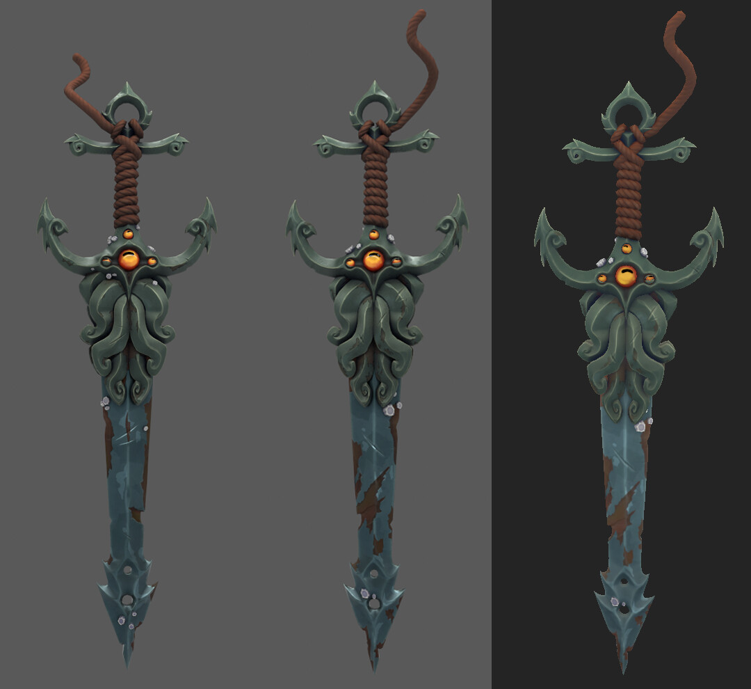 ArtStation - Stylized sword