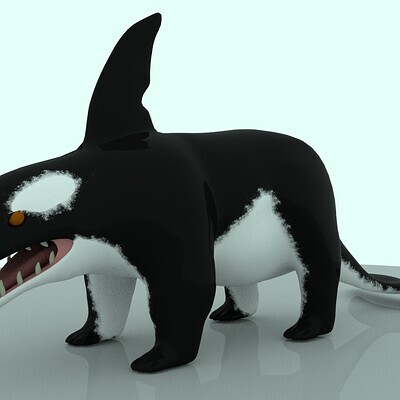 ArtStation - Orca Monster Character
