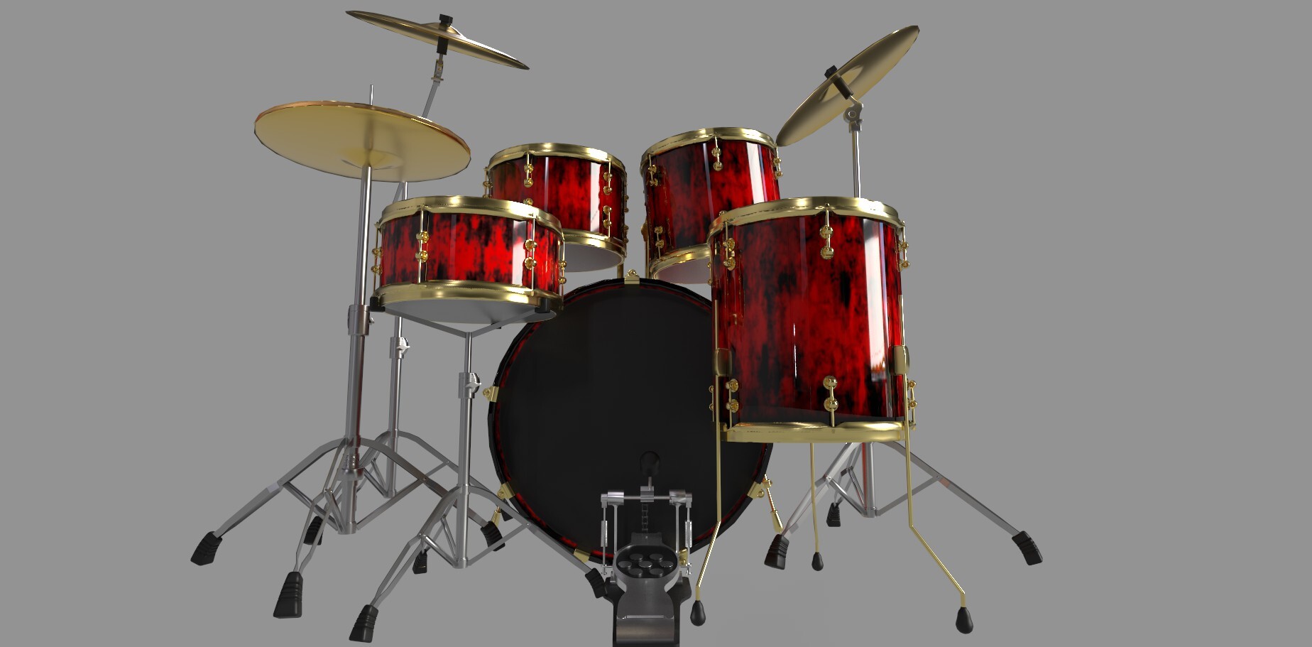 ArtStation - Drum set "Pearl"