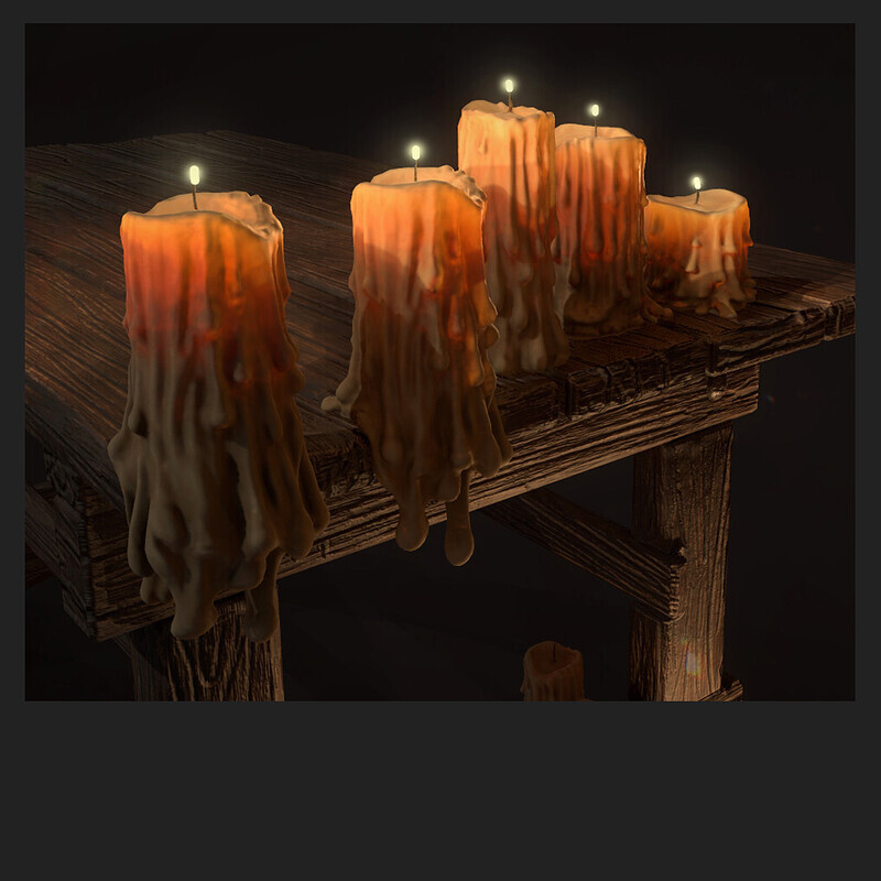 ArtStation - Candles Package