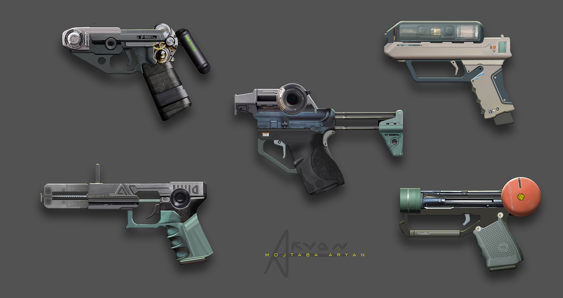 ArtStation - Weapon design