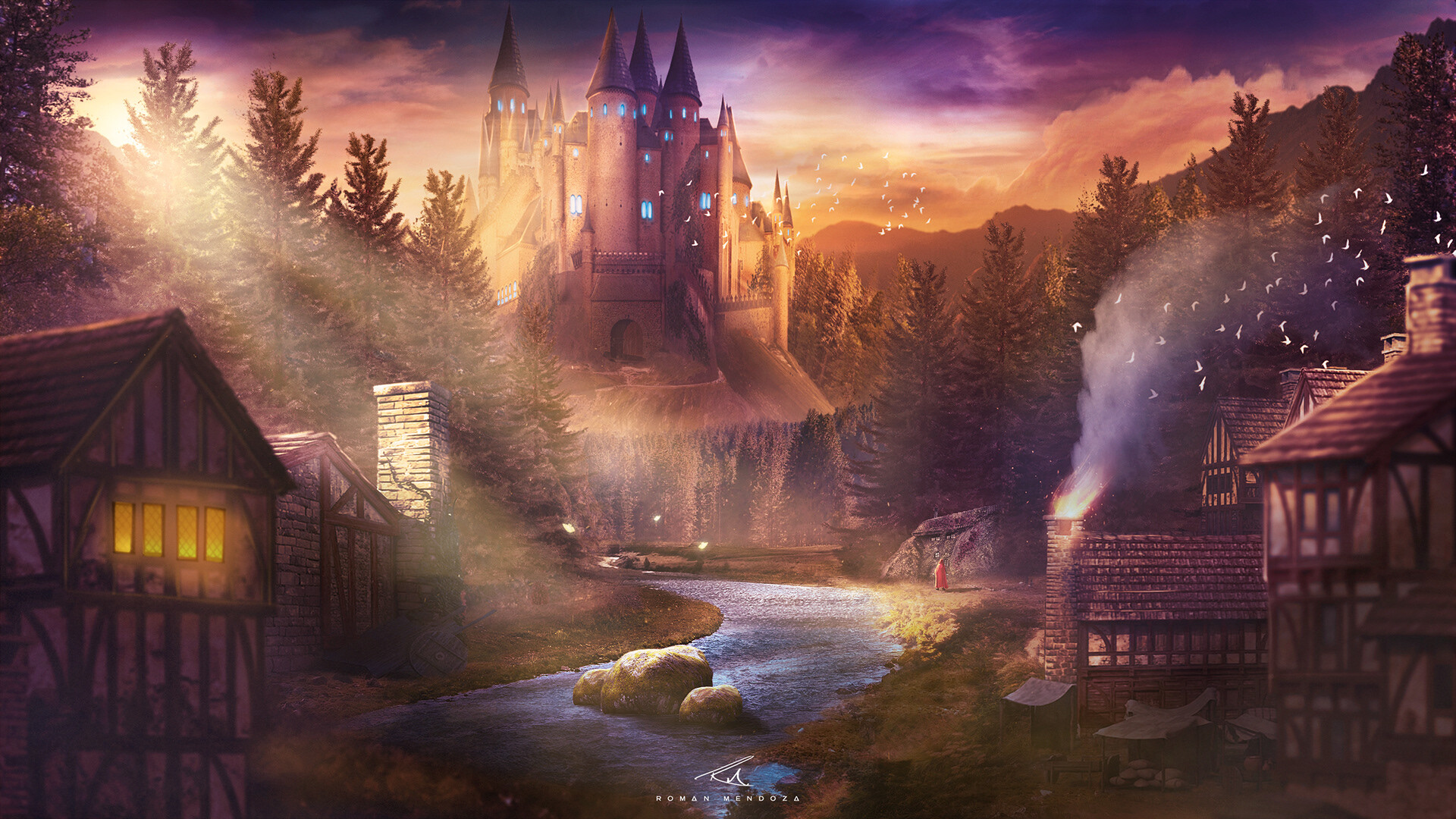 ArtStation - Meridian Matte Painting Environment