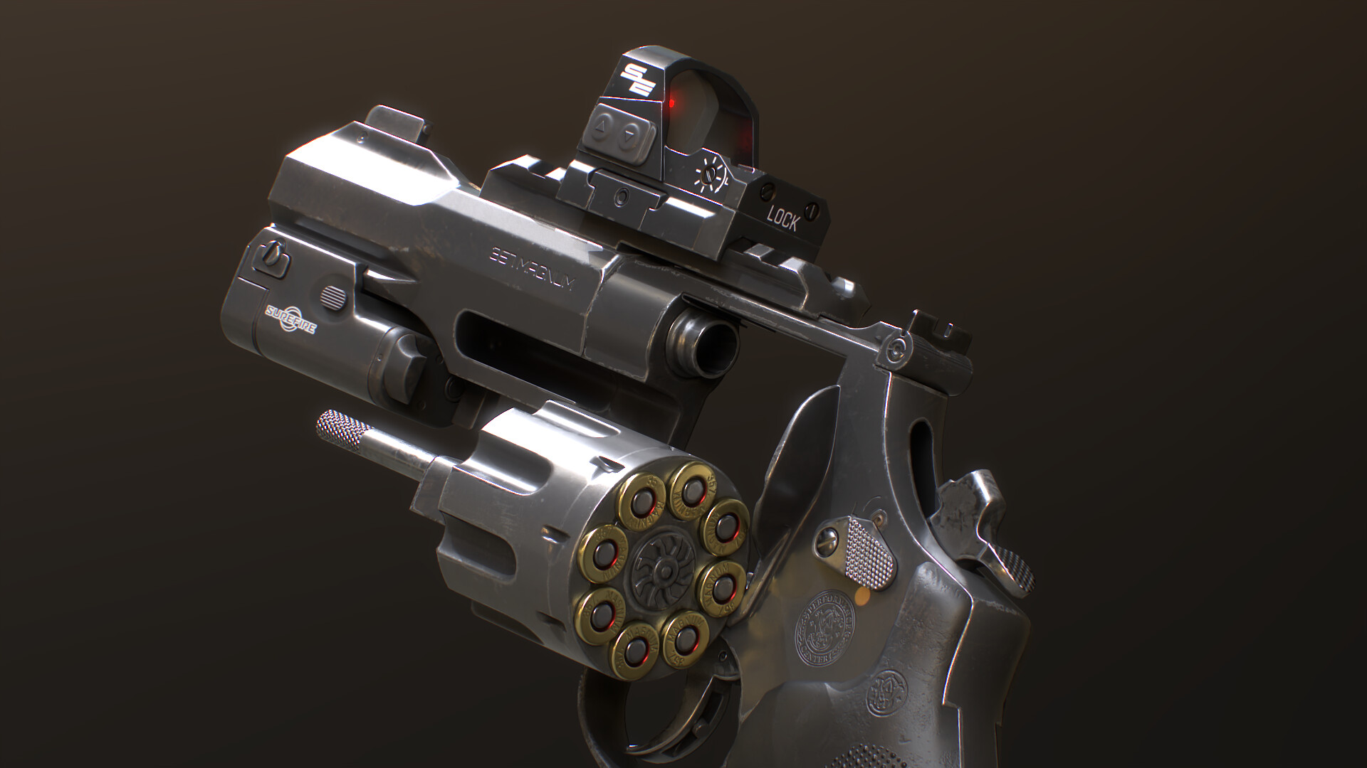 ArtStation - R8 Revolver Game Ready
