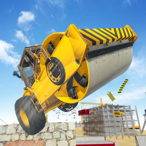 ArtStation - Mega Ramp Construction Car Jumping Game : Renders