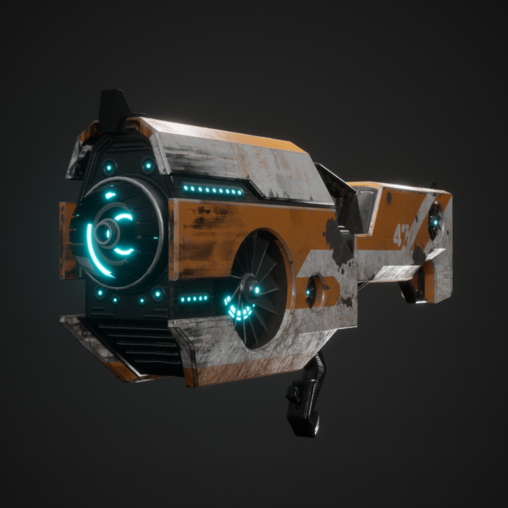 ArtStation - SP-47 Mobile Firearm